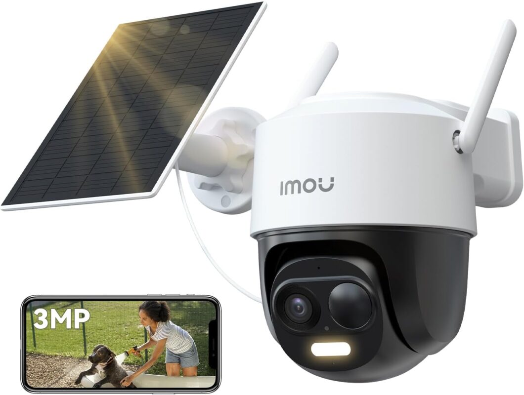 Imou 4G LTE Caméra Surveillance Solaire - Solution Totalement Autonome | 3K Ultra HD 360° Sans ...