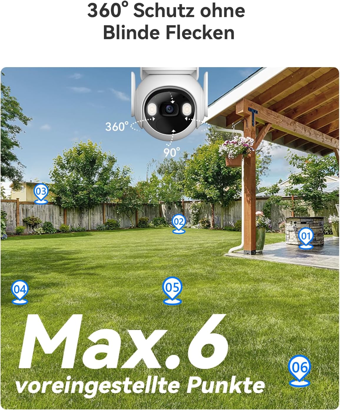 Imou 4G LTE Caméra Surveillance Solaire - Solution Totalement Autonome ...